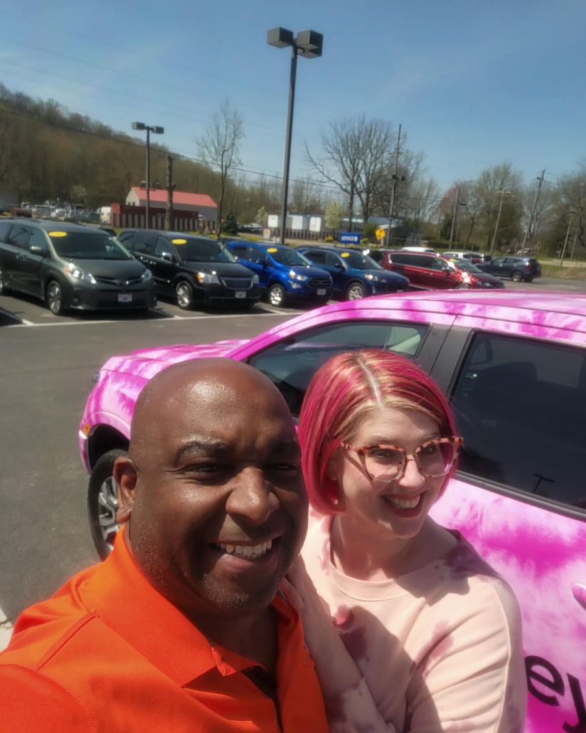 The NEW Ken Ganley Ford Pink Tie Dye Truck!!! | Sarah Kay